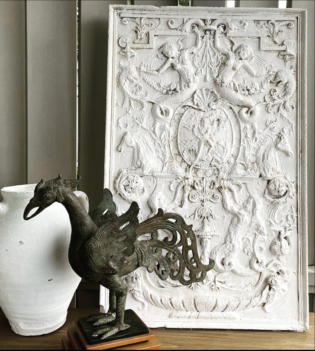 Vintage Mermaid Plaster Wall Plaque– Isla Design