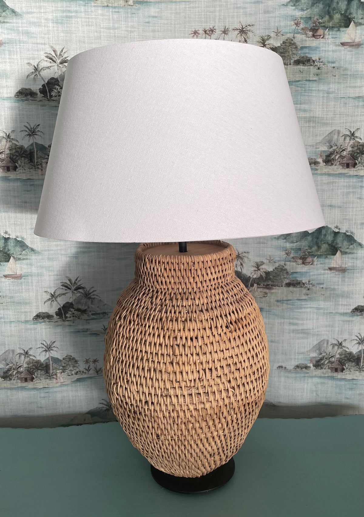 Large Zimbabwean Buhera Woven Lamp Base– Isla Design